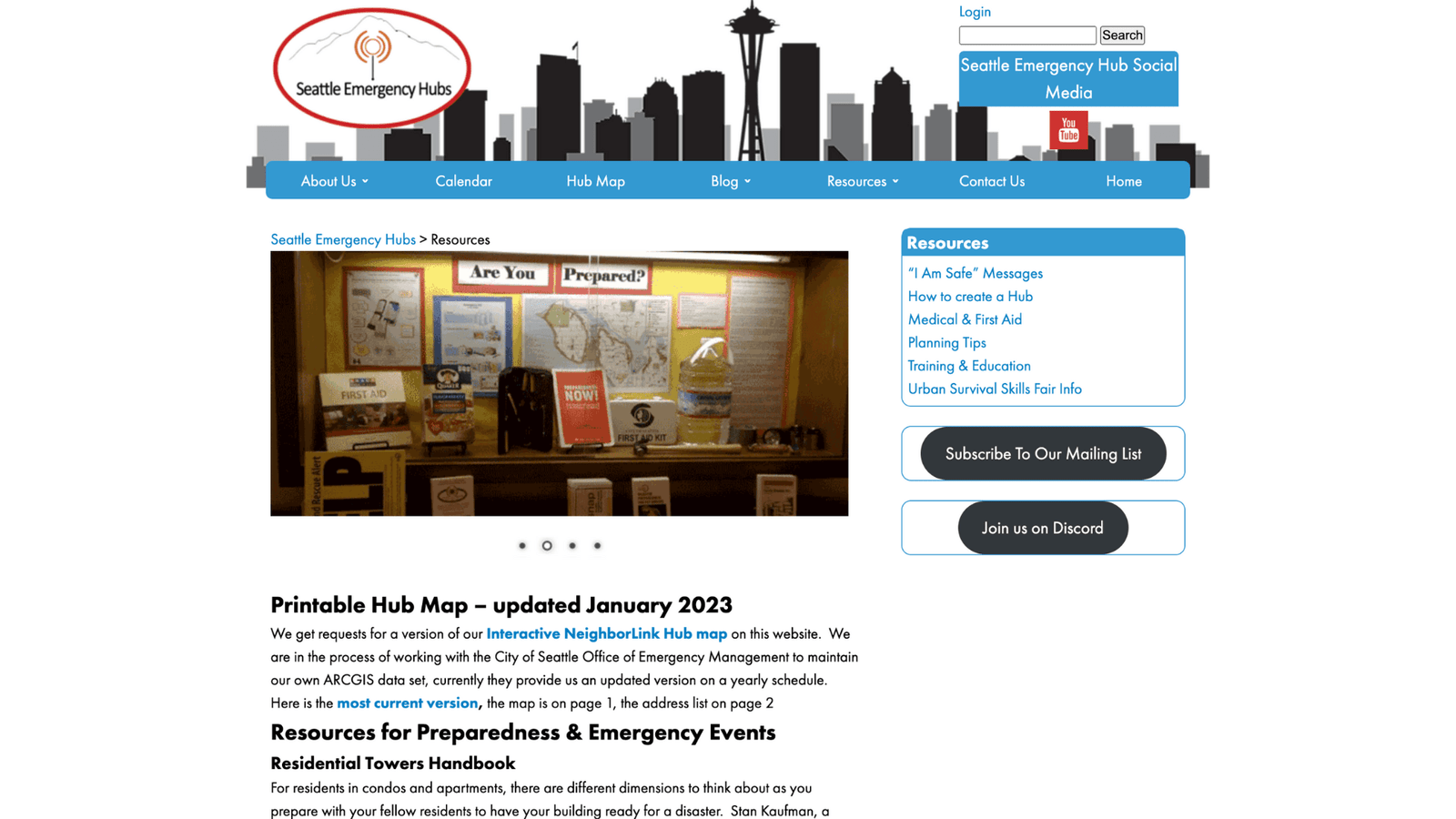 Seattle Support Hub Resources - DEEP